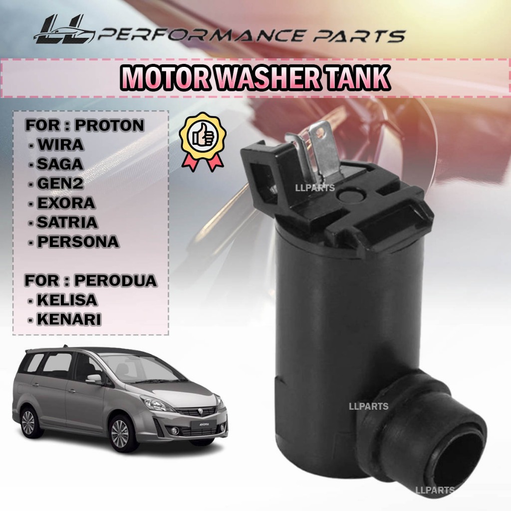 Washer Tank Motor Proton Saga Wira Exora Gen2 Satria Persona Perodua ...