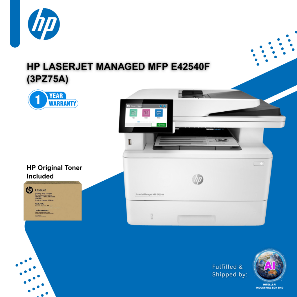 HP LaserJet Managed MFP E42540f (3PZ75A) | Shopee Malaysia