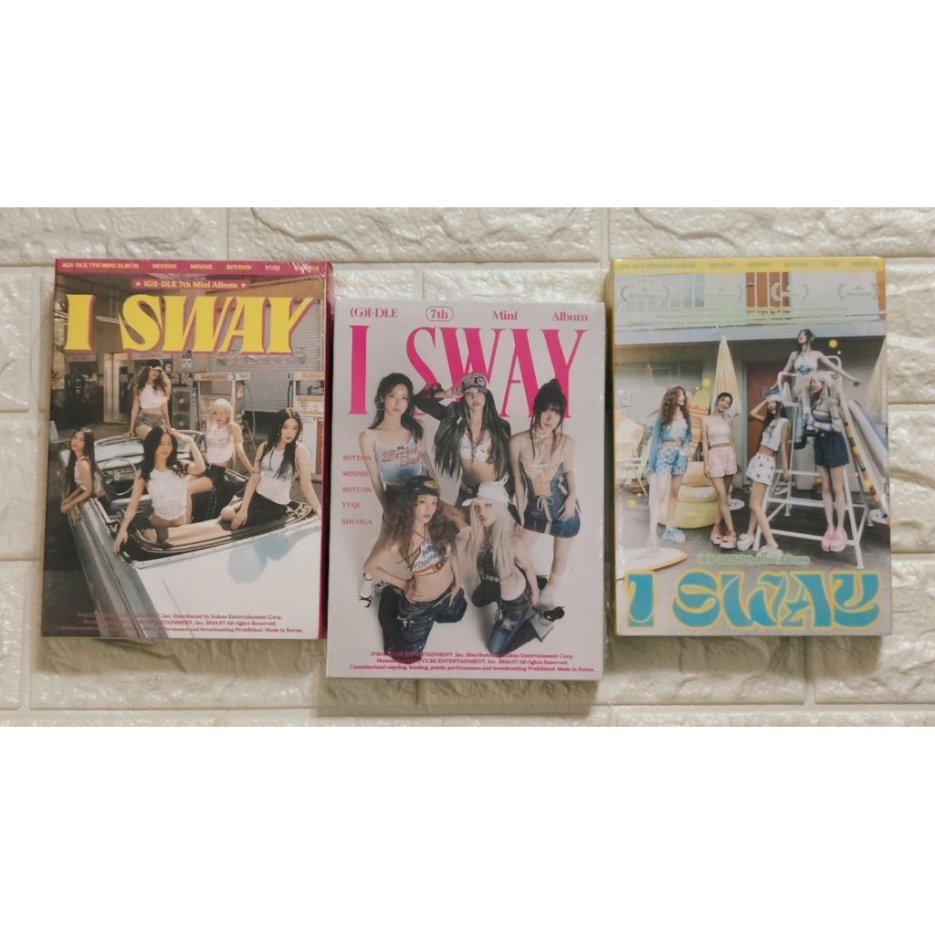 GIDLE OFFICIAL 7TH MINI ALBUM [I-SWAY] SEALED Photobook/ Poca/ Special ...