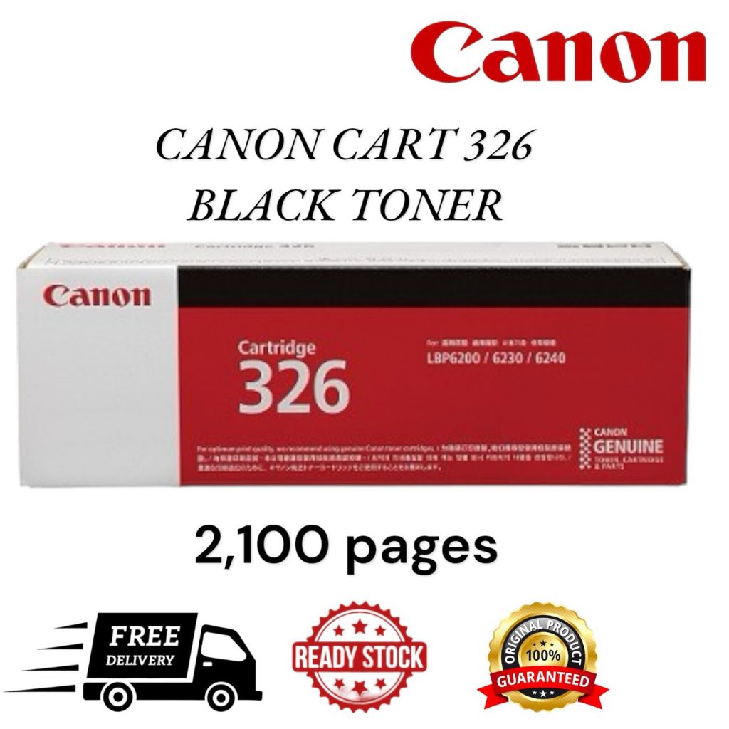 CANON CART 326 Original Laserjet Toner Cartridge | Shopee Malaysia