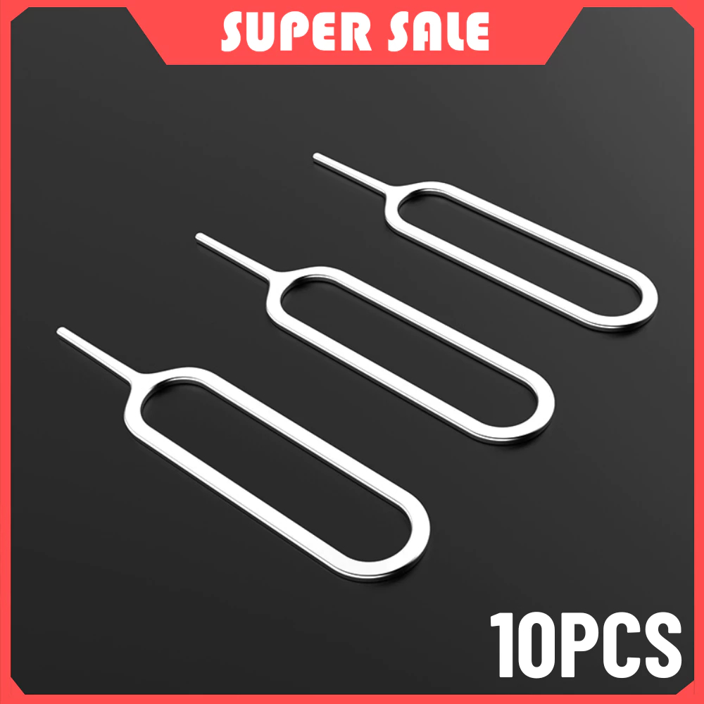 10pcs SIM Card Ejector Pin SIM Card Tray Removal SIM Card Needle for ...
