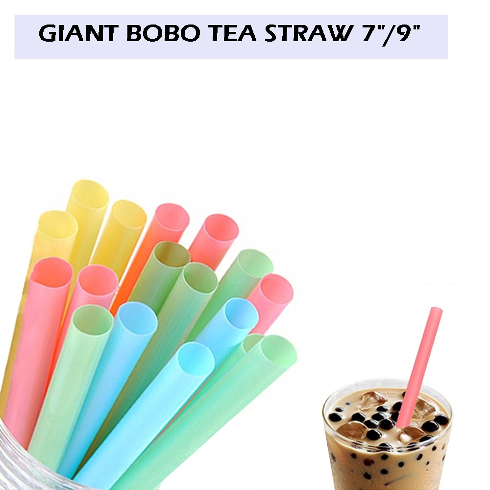 Disposable Plastic Drinking Straw/Giant Straw/Short Straw. | Shopee ...