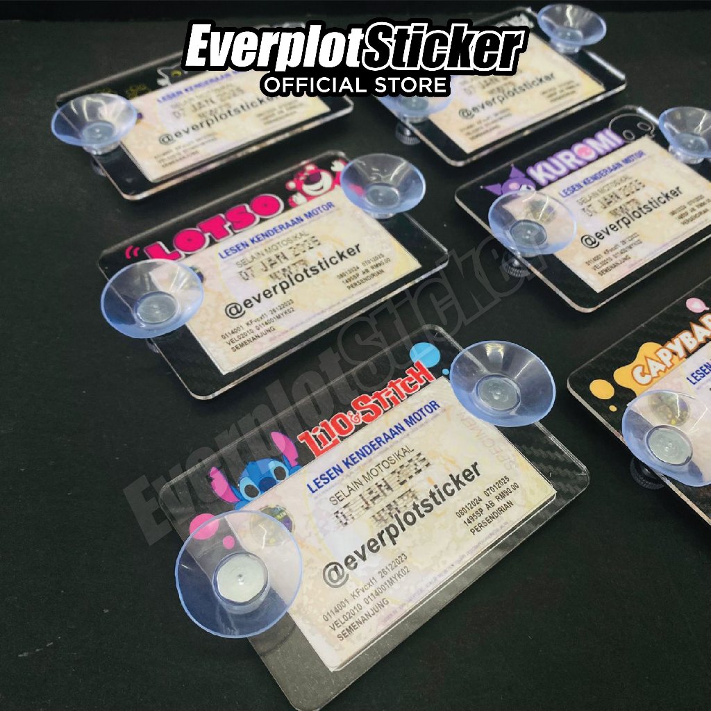 🔥ReadyStock🔥Roadtax Holder Small 2024 Cartoon design, stitch , kuromi ...