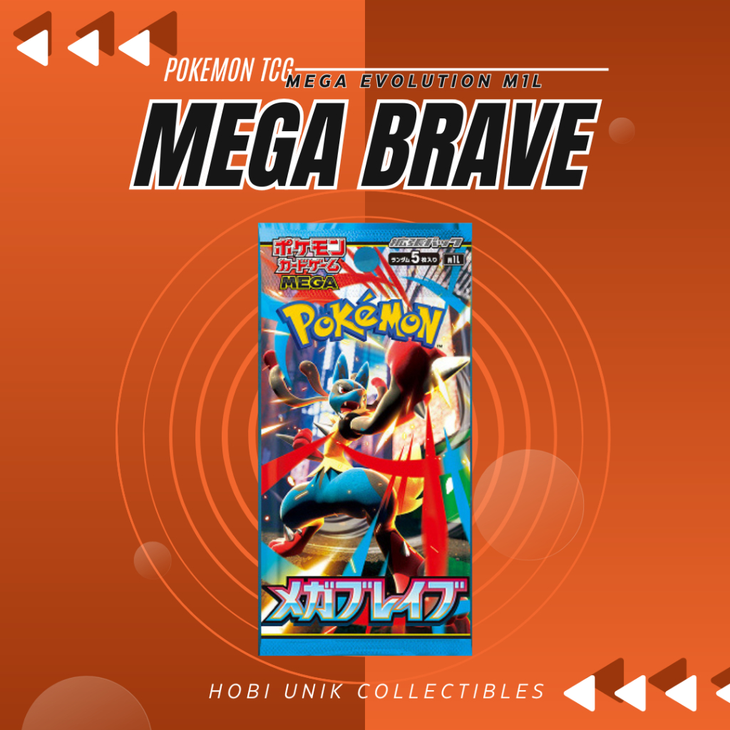 (Live Rip)[M1L] Pokemon TCG : Mega Brave Japanese Packs | Shopee Malaysia