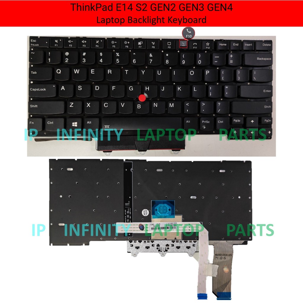 Replacement Lenovo Thinkpad E14 R14 S2 Gen 2 Gen 3 Gen 4 F10 Call Phone ...