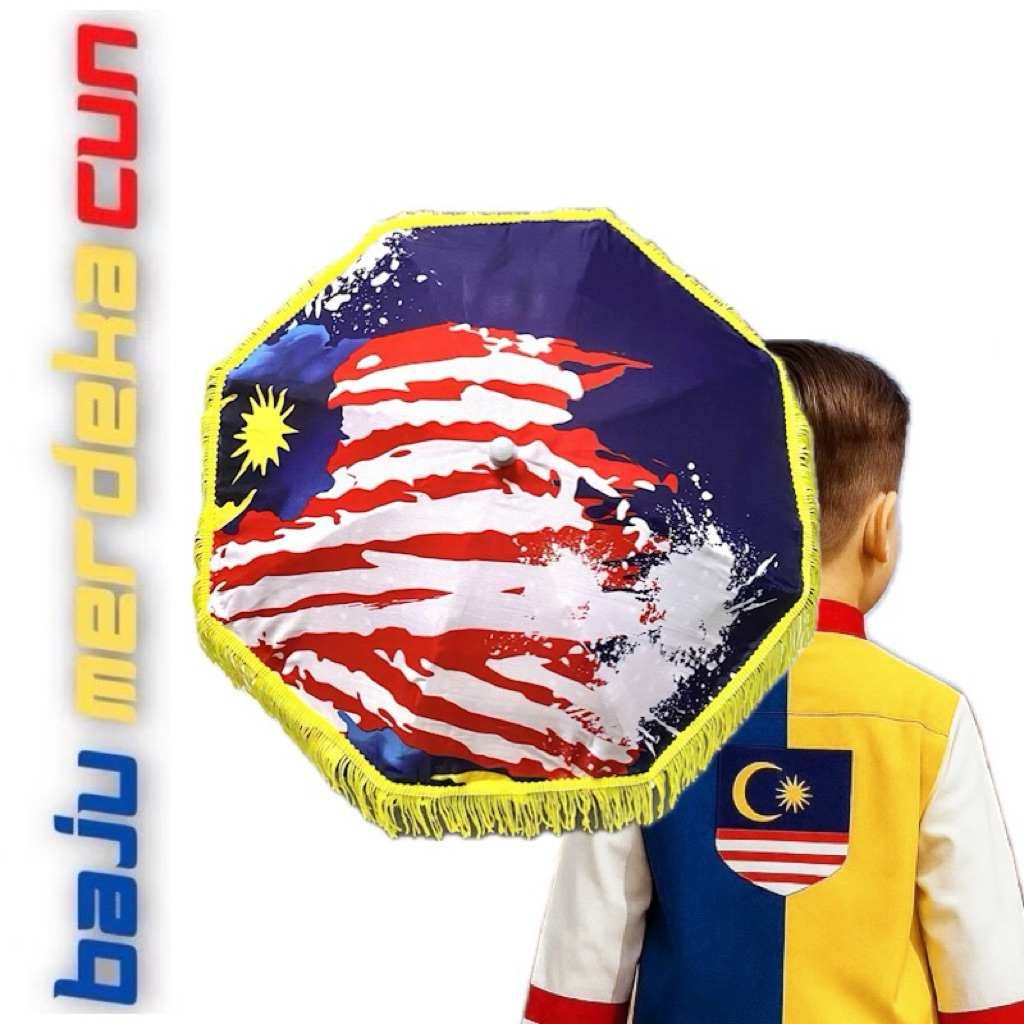 Payung Berhias Merdeka Budak Payung Hiasan Merdeka | Shopee Malaysia