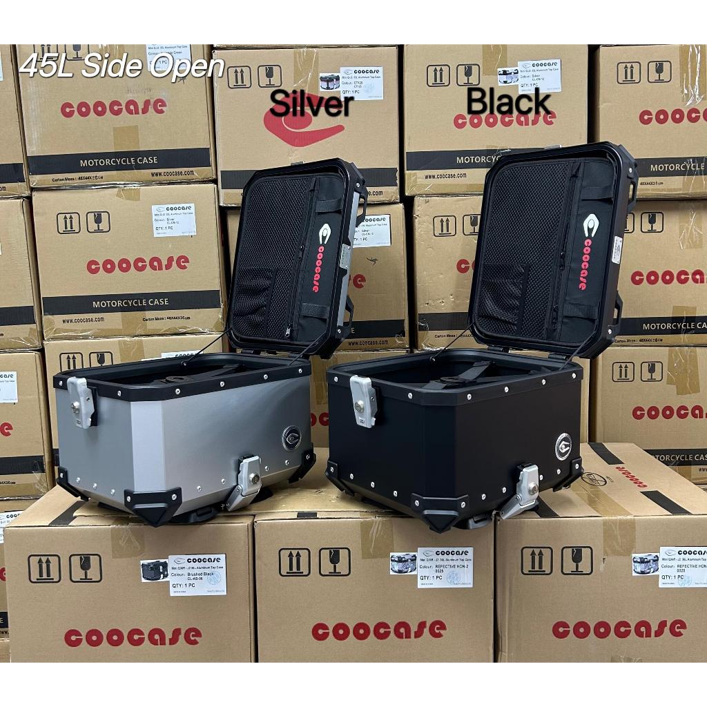 45L Coocase Aluminium Topbox Side Open | Shopee Malaysia