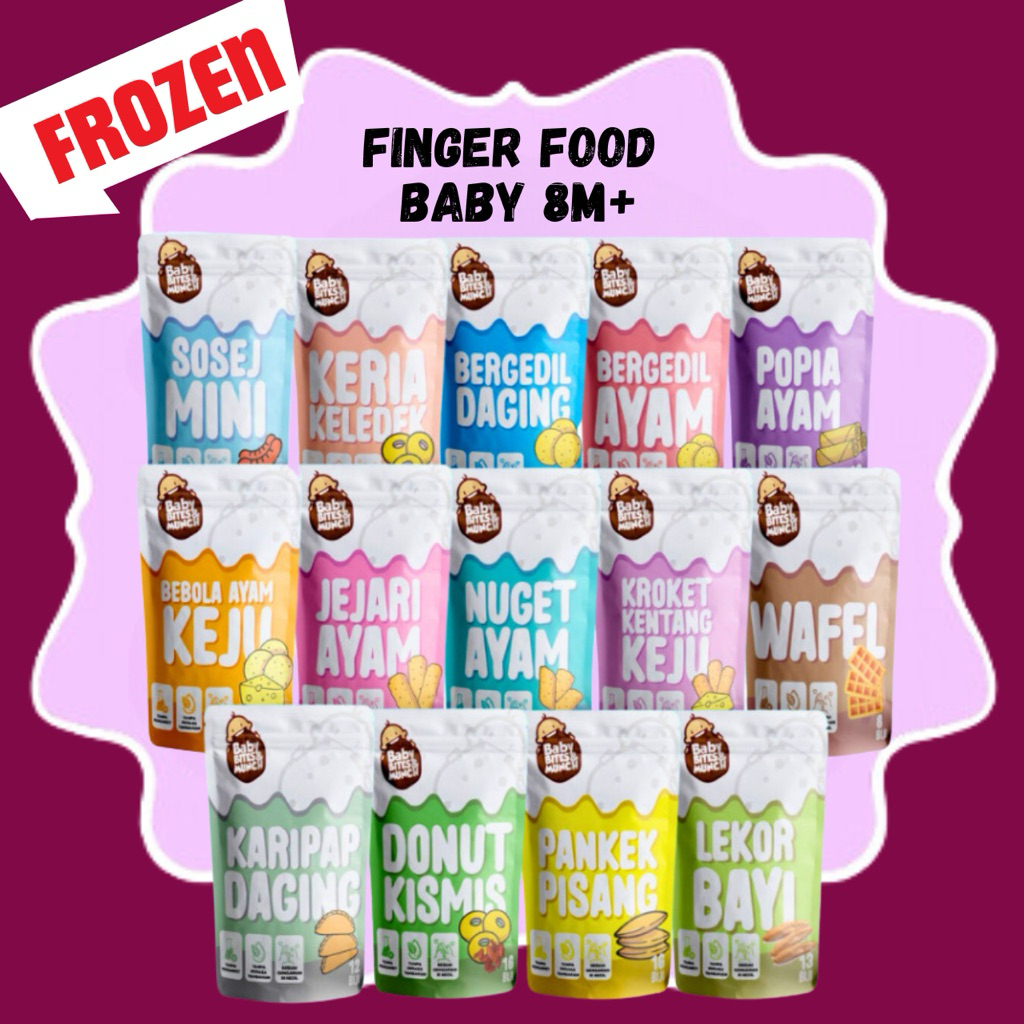 🔥READY STOCK JB🔥BABYBITES N MUNCH BBM BABYFOOD - FROZEN Finger Food ...