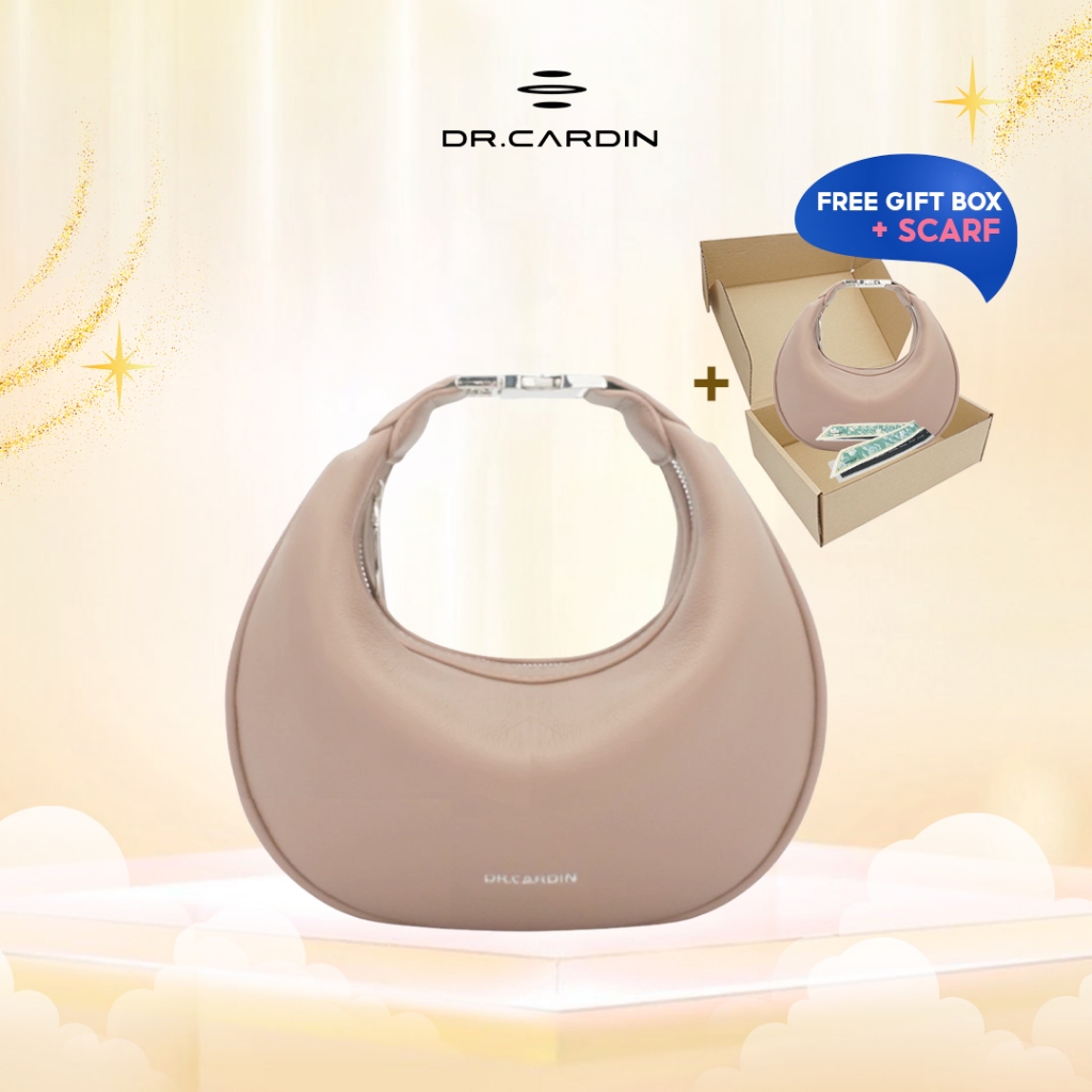 [Buy 1 Free 2: Box + Scarf] Dr. Cardin Moon Dumpling Bag BG-688 | Shopee Malaysia