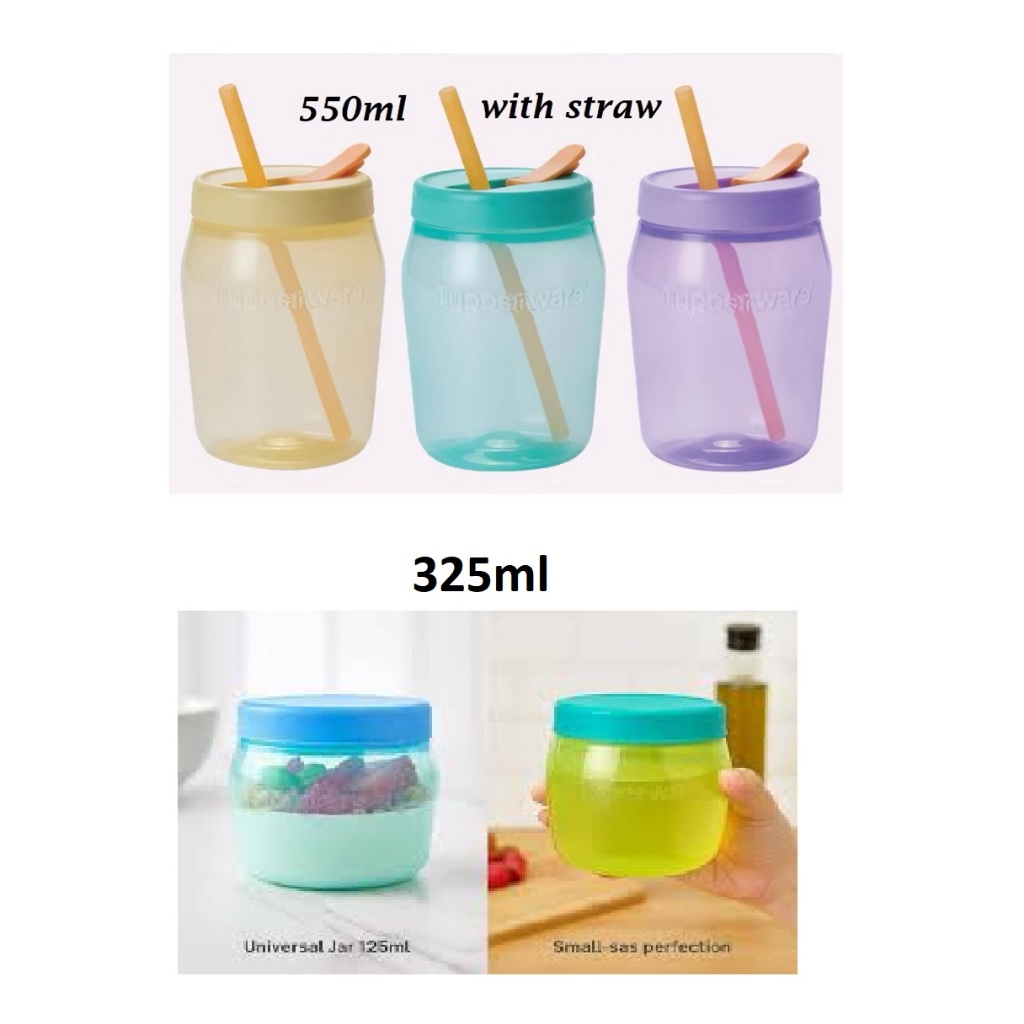 Tupperware Universal Jar 325ml/ 550ml/ 825ml/ 1.5L/ 4.5L | Shopee Malaysia