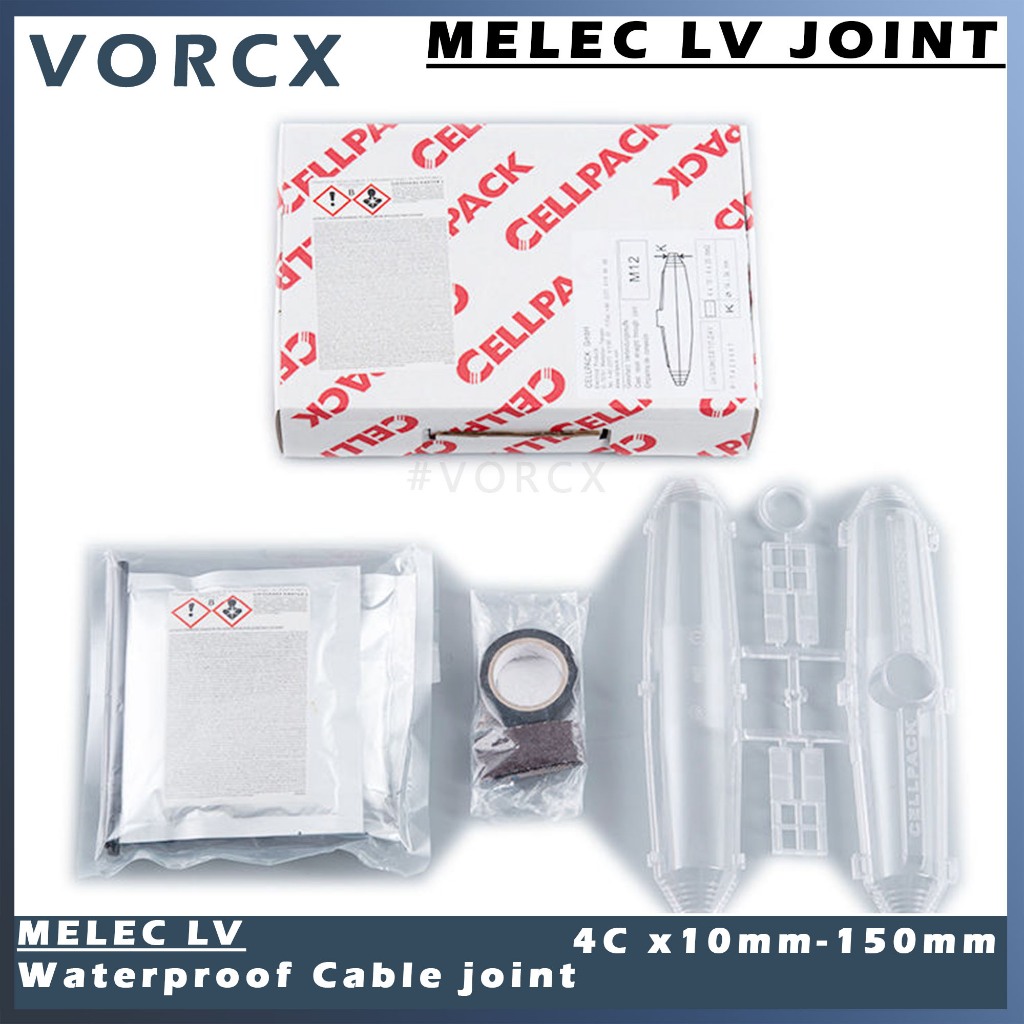 MELEC LV M11/M12/M13/14/M15 Cast Resin Cable Joint (4C x 10MM-150MM ...