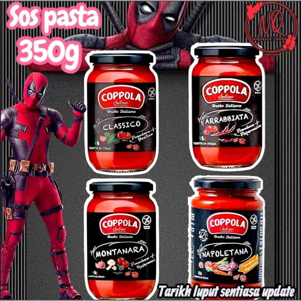 SOS PASTA COPPOLA 350g (CLASSICO/ARABBIATA/MONTANARA/NAPOLETANA ...