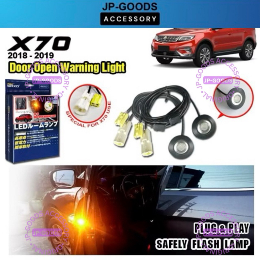 Proton X70 Plug & Play Door Open LED Warning Light Blinking Signal ...
