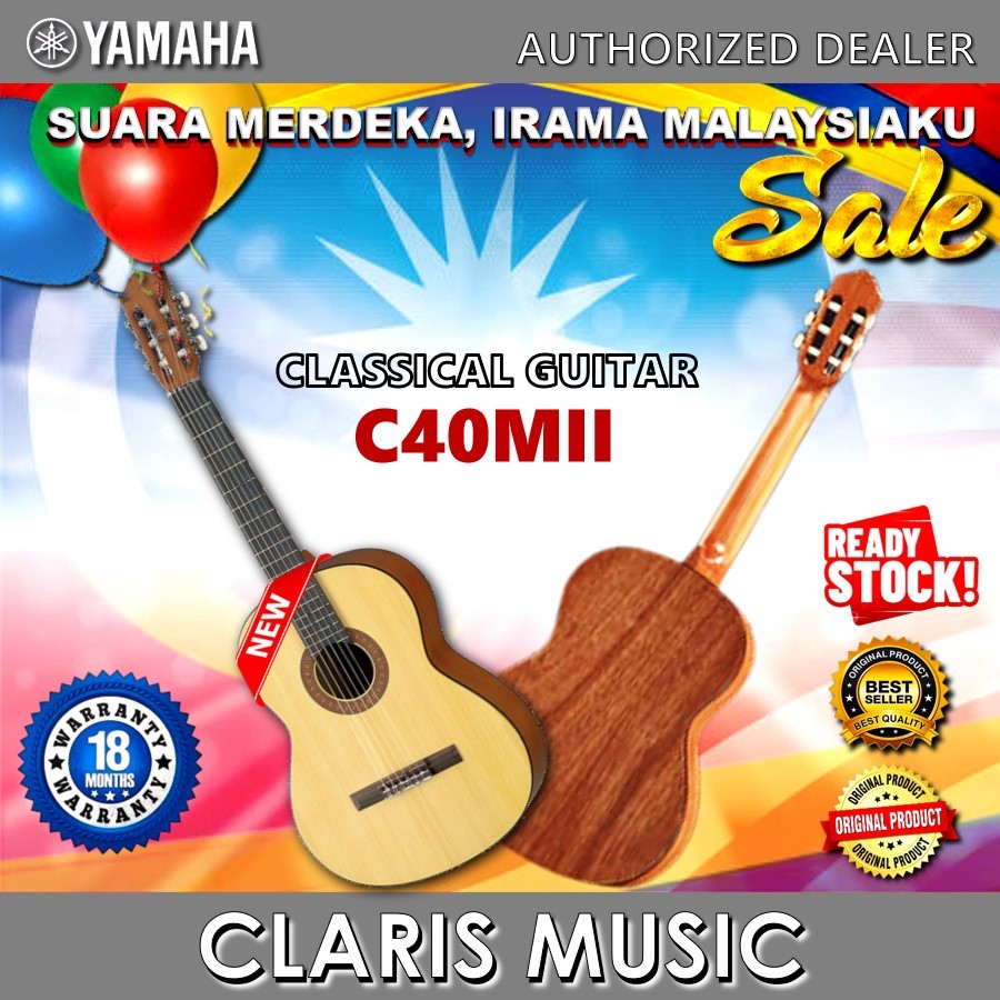 Yamaha C40M II Nylon String Classical Guitar-NEW UNIT! (C40 M/ C-40 M/ C40M II/ C40M-II/ C40 ...