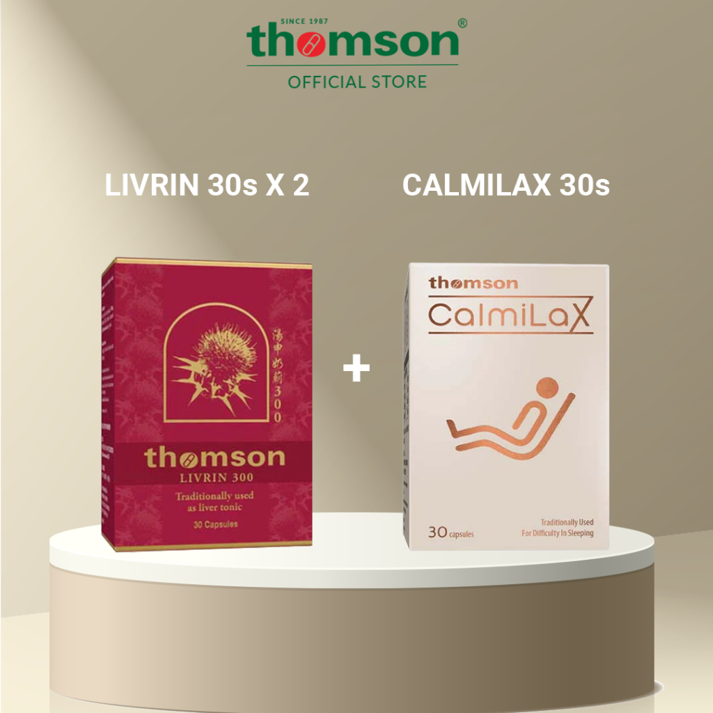Thomson Livrin (30 capsules x 2) + CalmiLax (30 capsules) | Shopee Malaysia