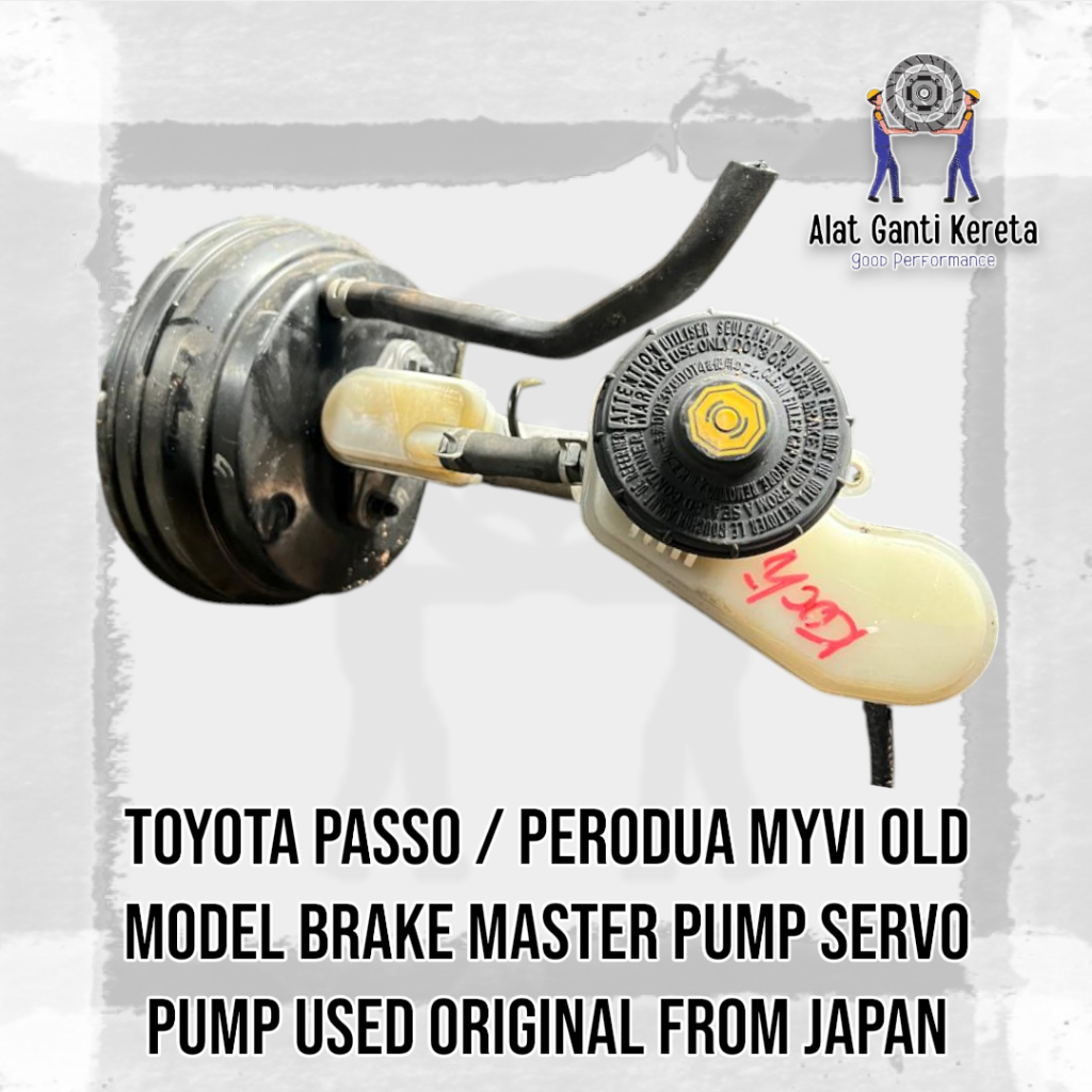 Toyota Passo / Perodua Myvi Old Model Brake Master Pump Servo Pump USED ...