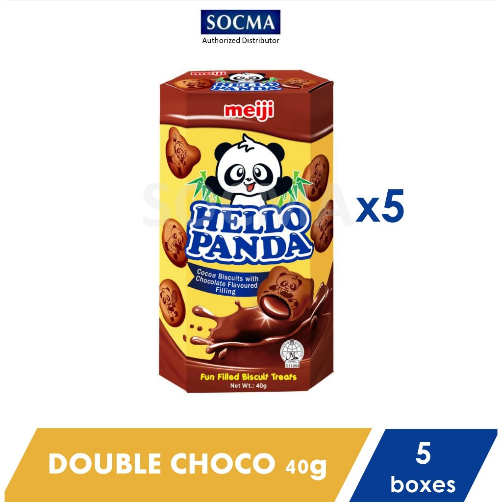 Meiji Hello Panda - Double Chocolate 40g [5] | Shopee Malaysia