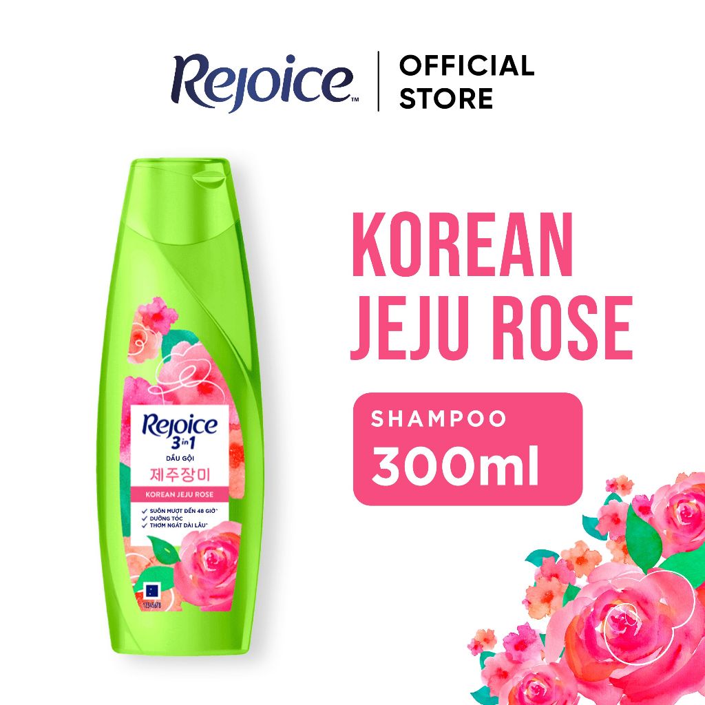 Rejoice Jeju Rose Rich Soft Smooth Shampoo 300 ml | Shopee Malaysia
