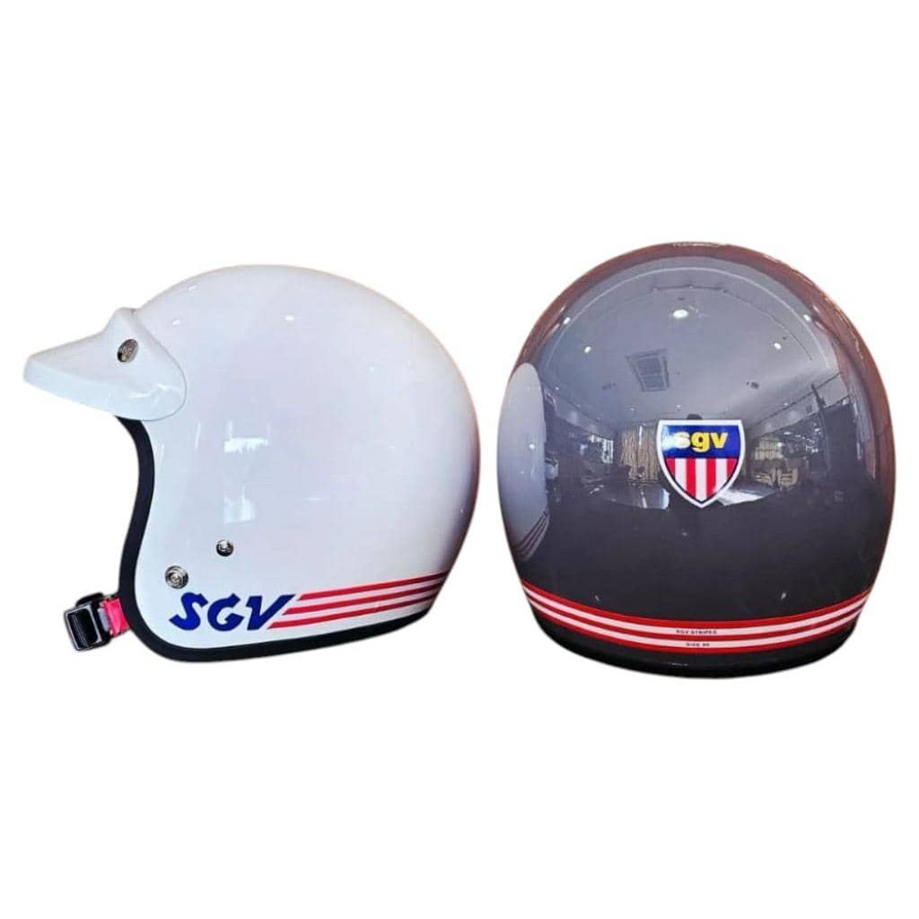SGV99 STRIPE MALAYSIA SGV 99 GREY SGV 99 WHITE SGV NEW DESIGN HELMET ...