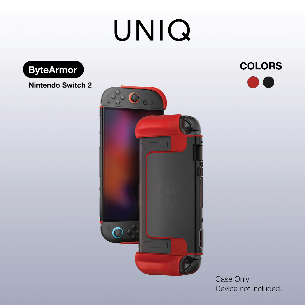 UNIQ ByteArmor Hybrid Cover Case for Nintendo Switch 2 - Pixel Red ...