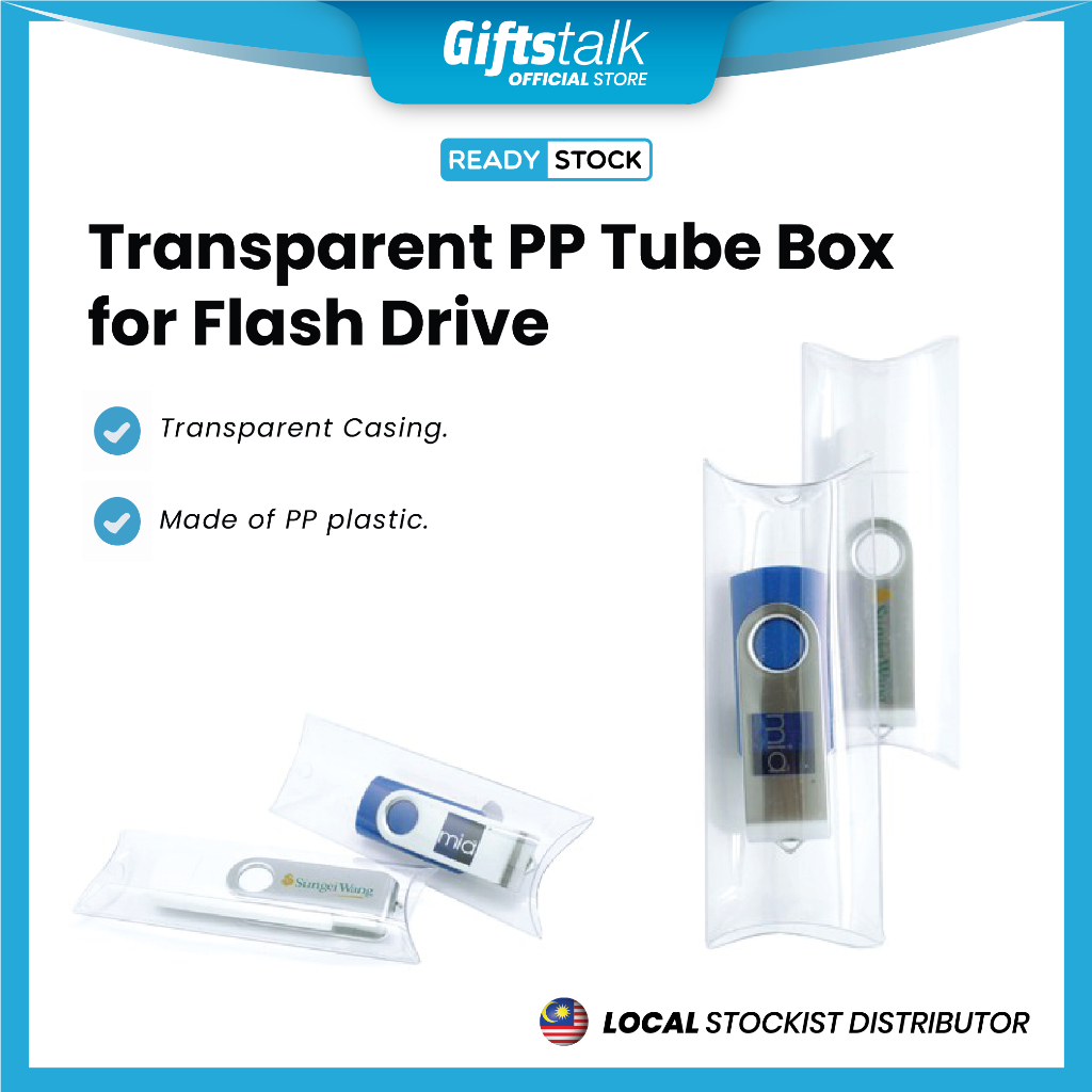 Transparent PP Tube Box for Flash Drive | Shopee Malaysia