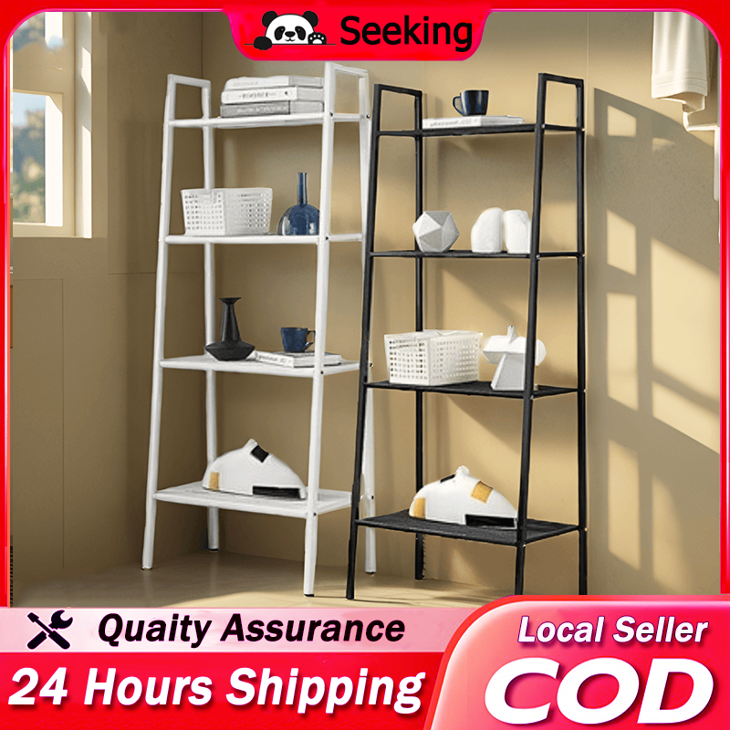 4 Tier Multipurpose Storage Shelf Shelves Rack Rak Besi Rak Buku Murah ...
