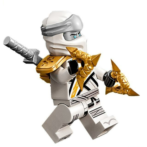 LEGO NJO0670 Ninjago Legacy - Zane Minifigure, Pearl Gold Armor ...