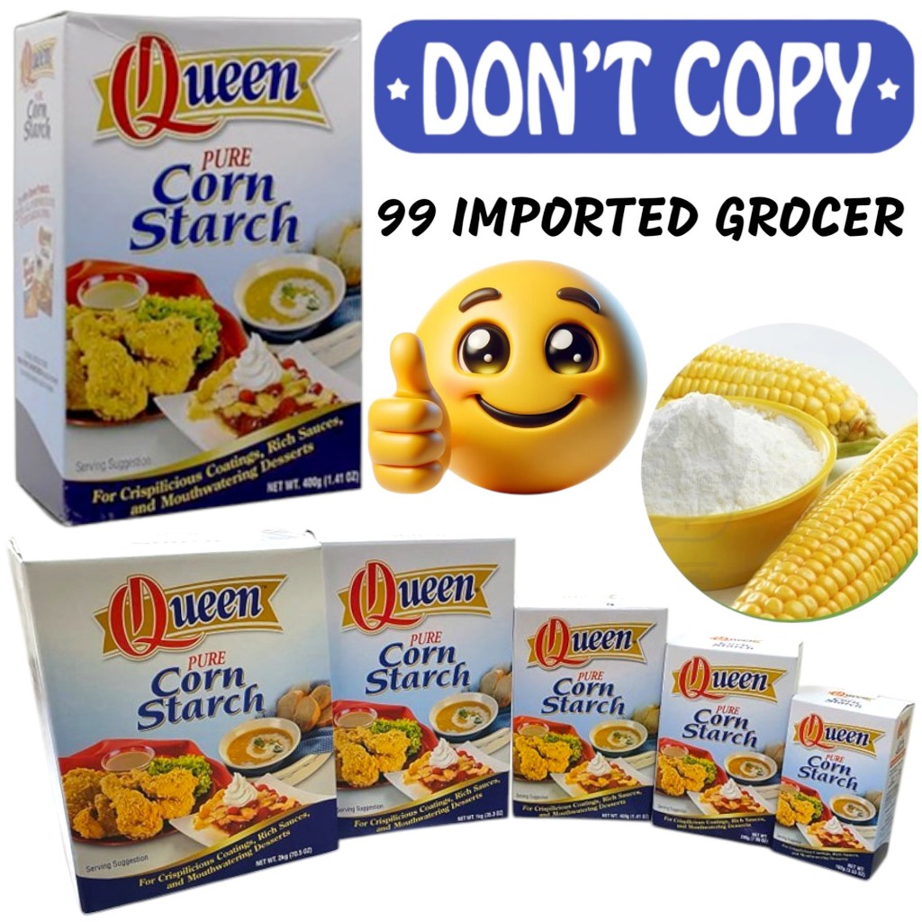 QUEEN Pure Corn Starch (100g/200g/400g) | Shopee Malaysia