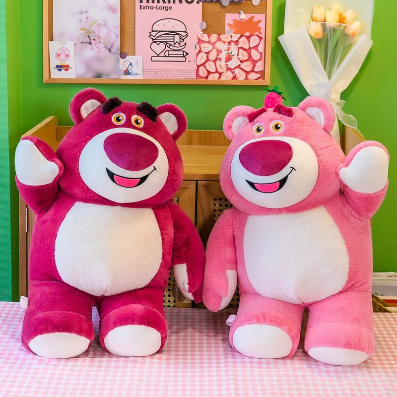 【STRAWBERRY BEAR】Ls01 Anak Patung Lotso Besar Teddy Bear Lotso Gift ...