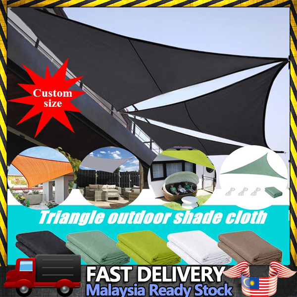 420D Waterproof Sun Shade Sail UV Blocker Sunshade Right Triangle UV ...