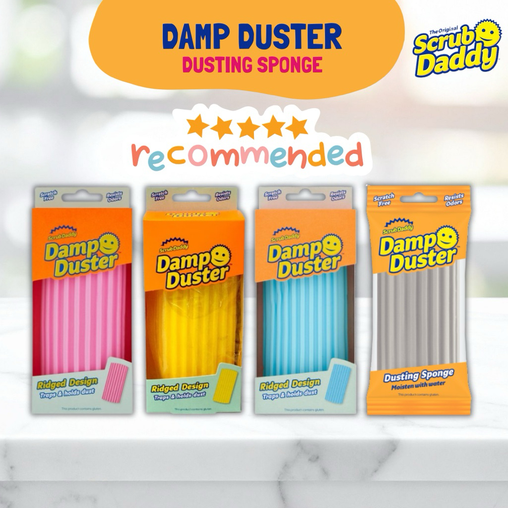[Scrub Daddy MY] Damp Duster Magical Dust Cleaning Sponge | Shopee Malaysia
