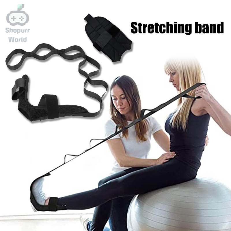 Premium Stretch Belt Supportive Foot Restraint Leg Exercise Gear ...