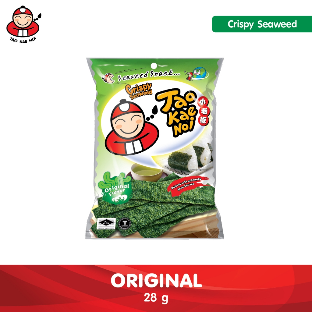 Tao Kae Noi Crispy Seaweed - Original 28g [1] | Shopee Malaysia