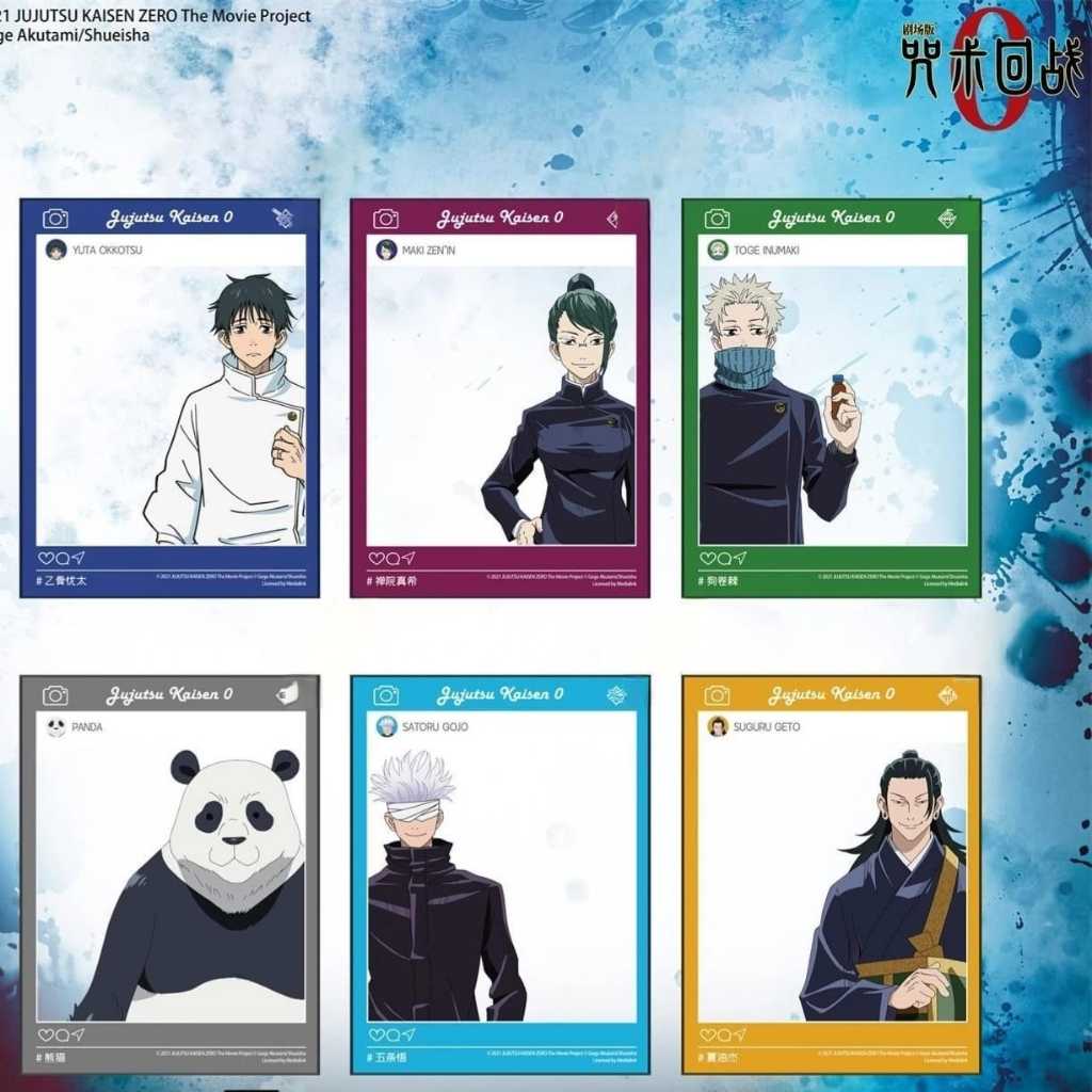 Jujutsu Kaisen Anime IG Frame Design Gantungan Kunci Akrilik Anime ...