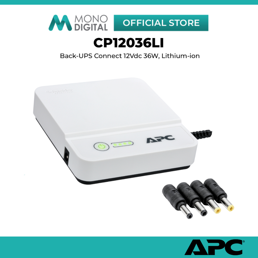APC CP12036LI BACK-UPS CONNECT 12VDC 36W, LITHIUM-ION, MINI NETWORK UPS ...