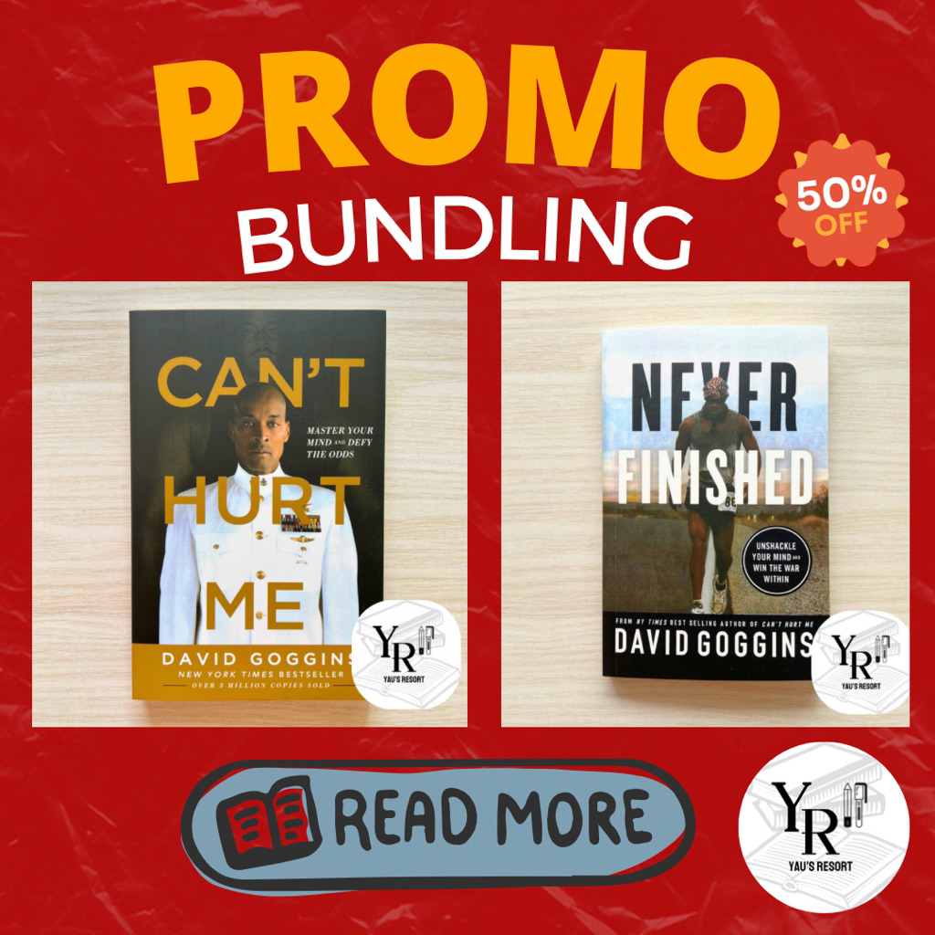 Can’t Hurt Me / Never Finished by David Goggins English Books ...