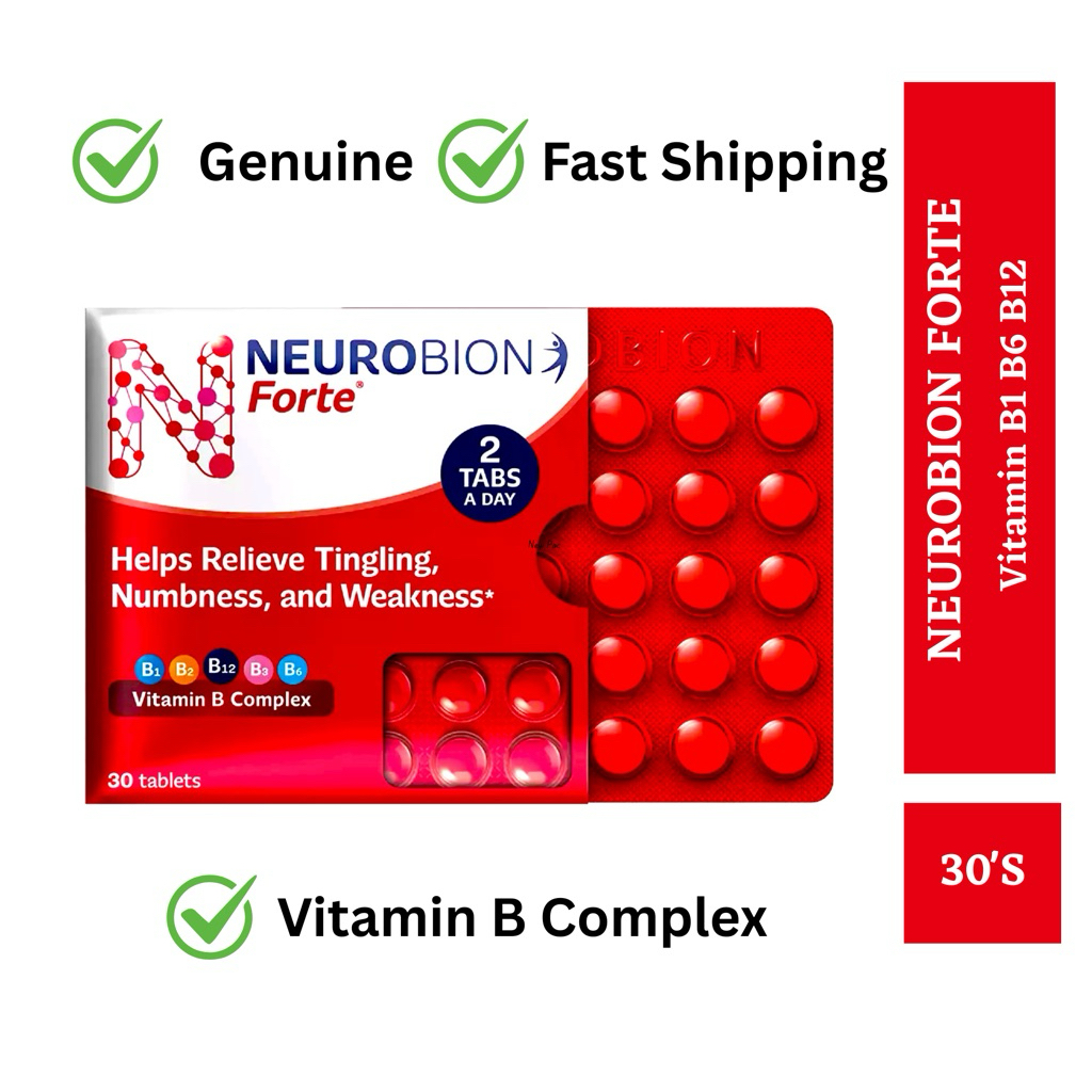 Neurobion Forte Vitamin B1, B6, B12 For Nerves 30's ( New Pack ...