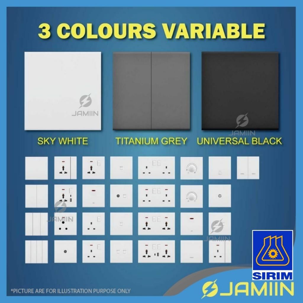 [SIRIM] PRESTIGE SENSE Switches & Socket 13A 15A 20A Suis Soket Multi Wall Socket Switch 插座 ...