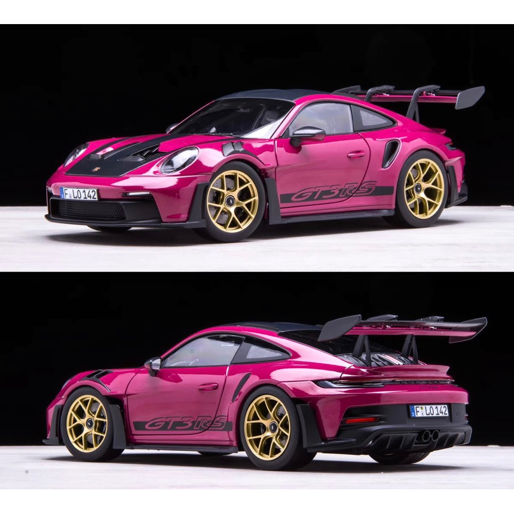NOREV 1:18 Porsche 911 992 GT3 RS Weissach Package Ruby Star | Shopee ...