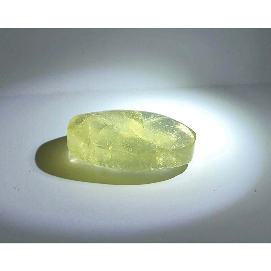 Natural Citrine Palm Stone Crystal Healing Gemstone 38g-107g /Batu ...