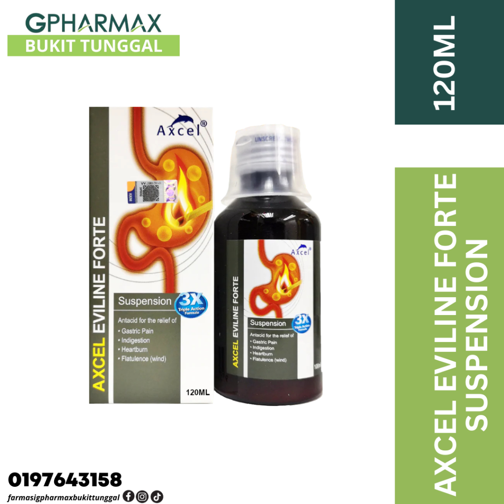 AXCEL EVILINE FORTE SUSPENSION 120ML | Shopee Malaysia