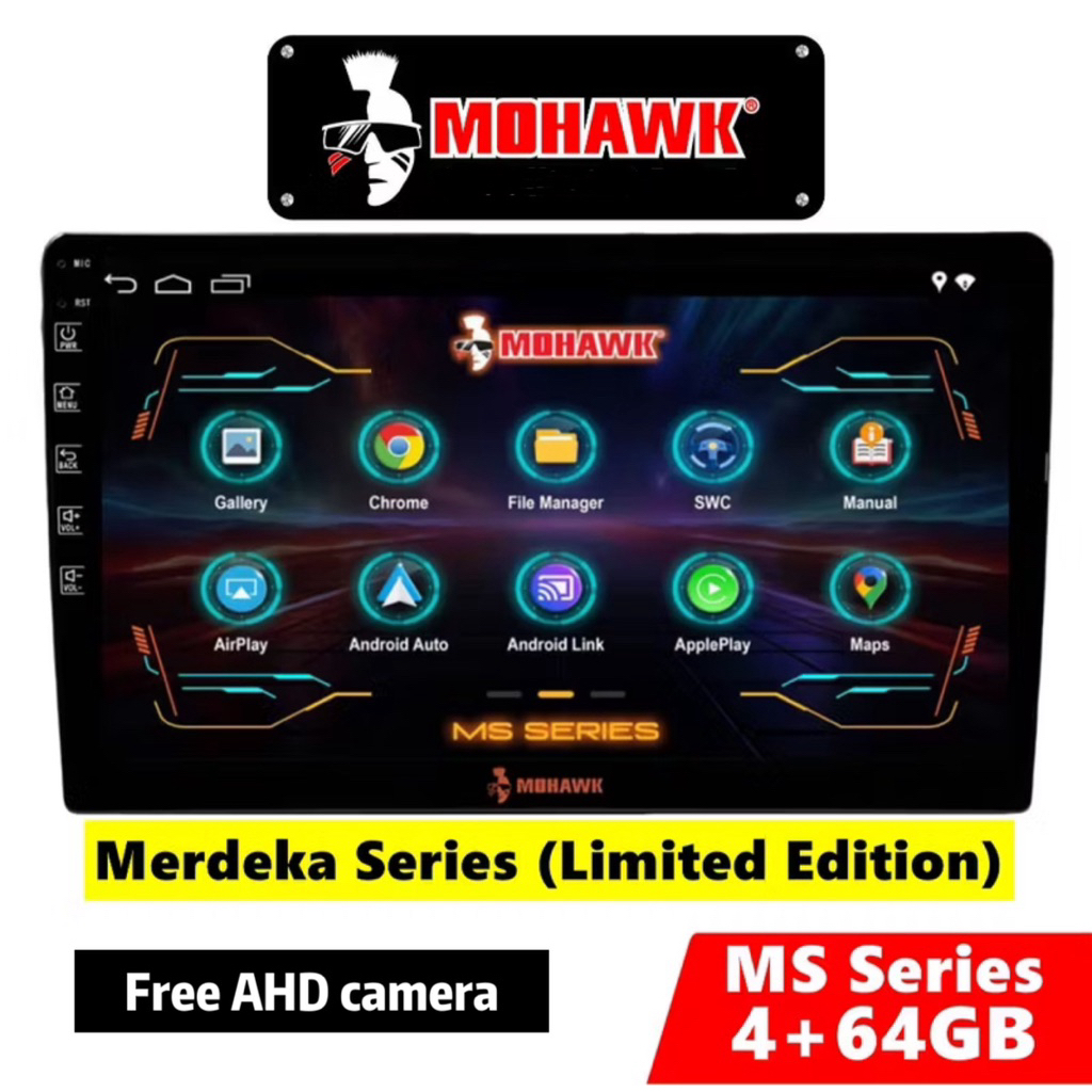 Mohawk Limited 4+64gb merdeka series car android player fully touch ...