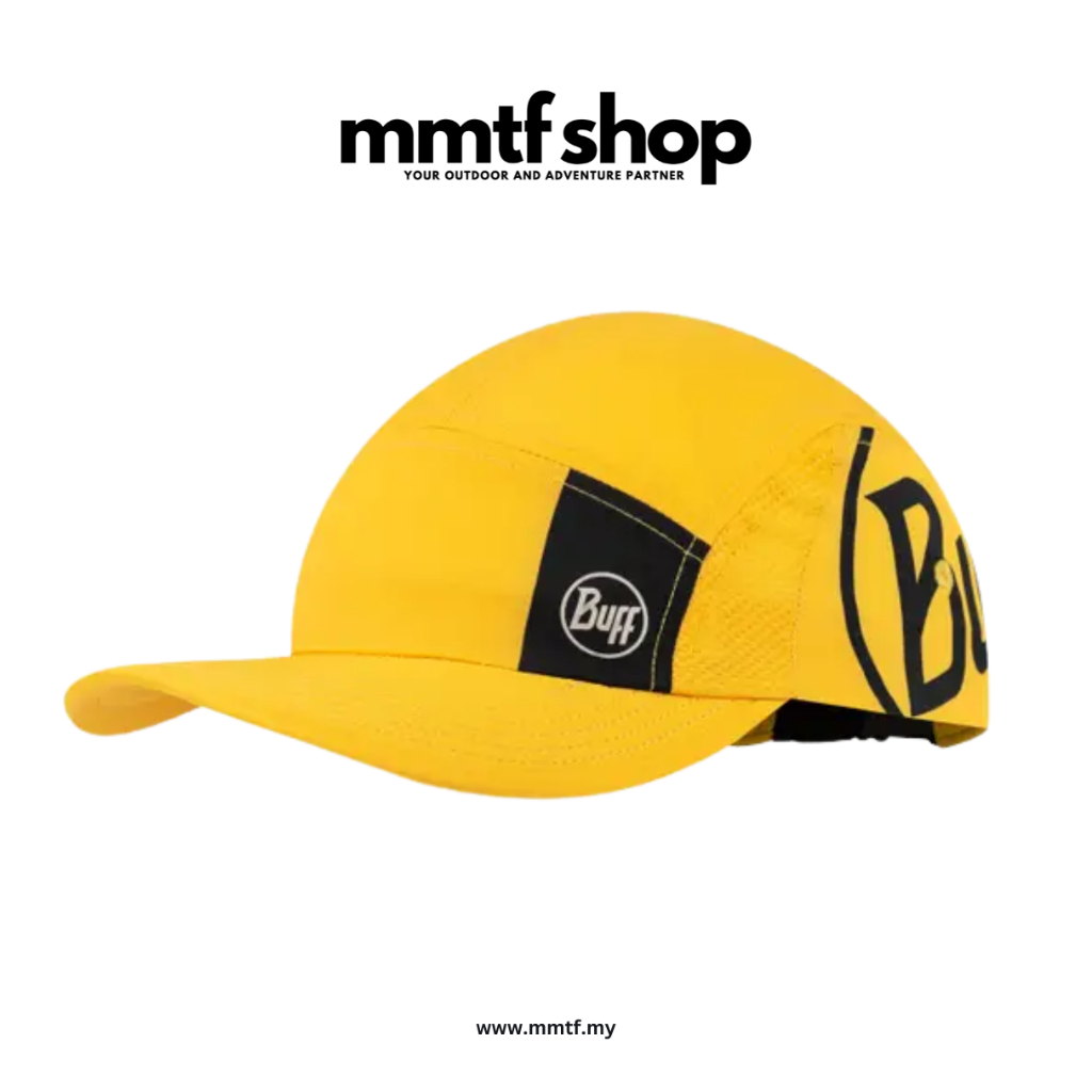 Buff® Pro Team Collection - 5 Panel Go Cap Logo Yellow | Shopee Malaysia
