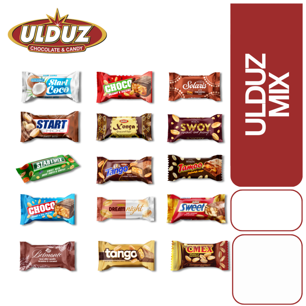 ULDUZ mix chocolate. coklat arab viral murah. variety types of ...