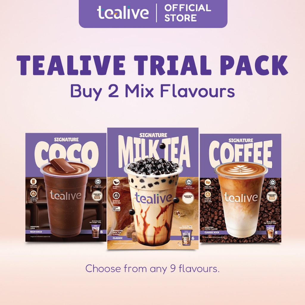 [Combo] Tealive Buy 2 - Mix Flavour | Shopee Malaysia