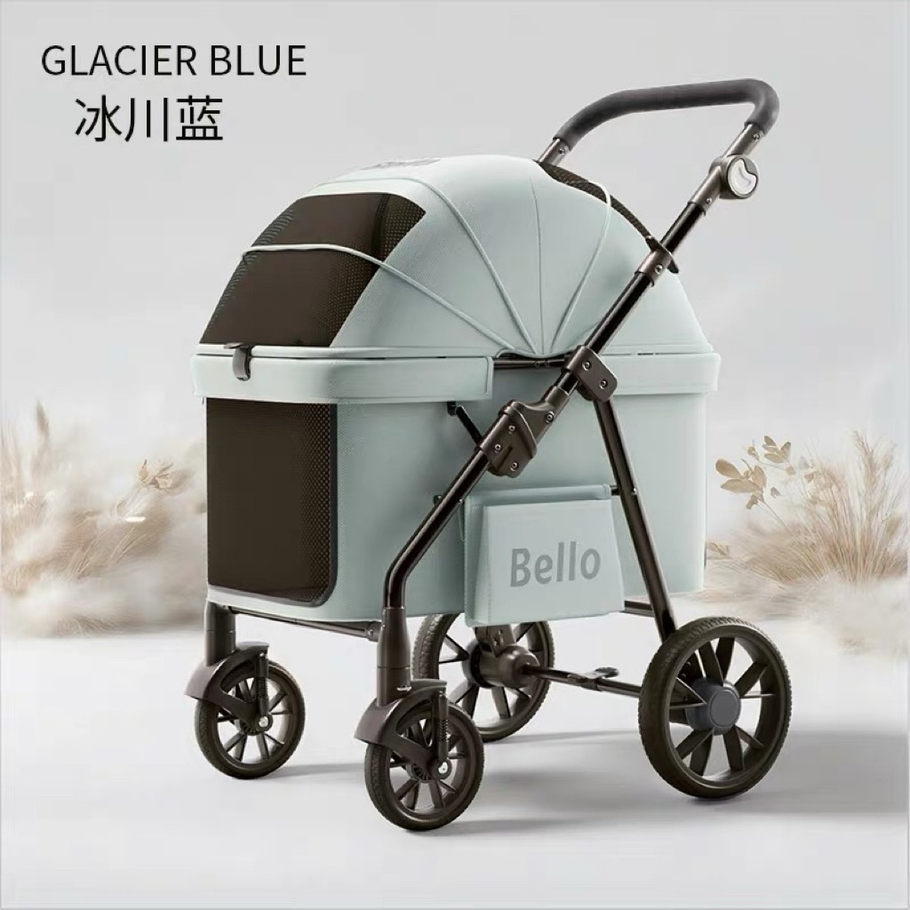 BELLO (NEW) Pet Stroller Dog Cat Trolley Outing Small Medium-Sized Dog ...