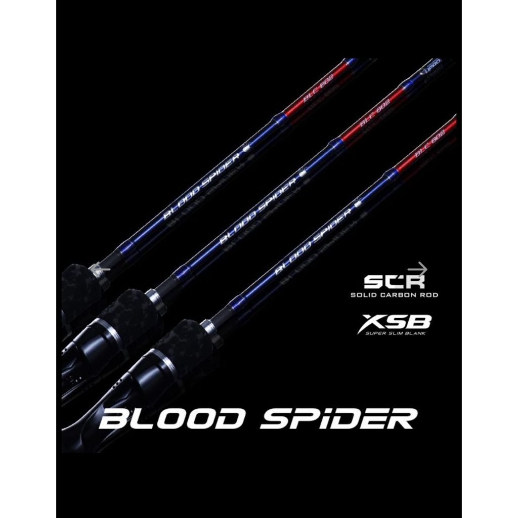 EUPRO BLOOD SPIDER FISHING ROD (SPINNING/ BAITCASTING) | Shopee Malaysia