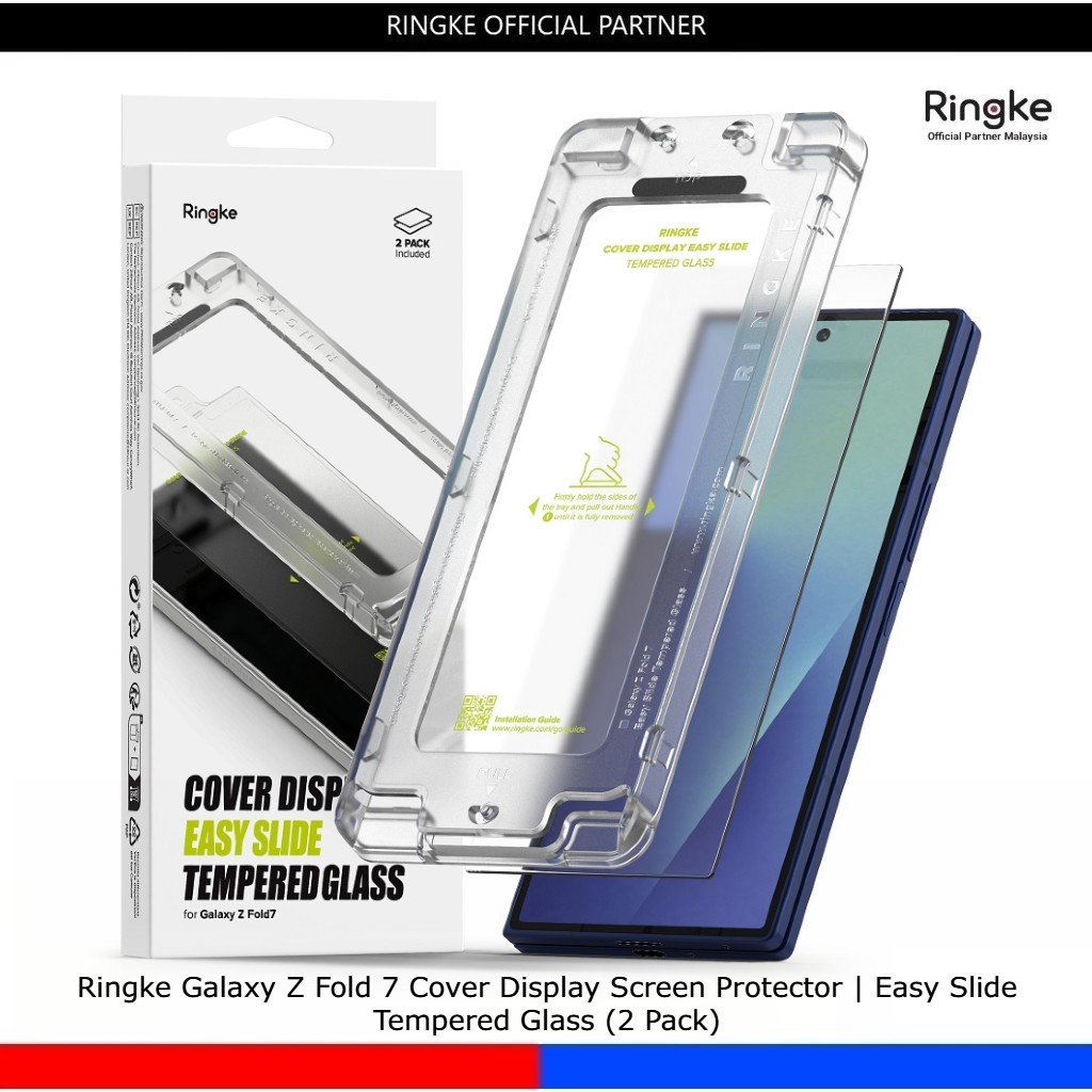 Ringke Galaxy Z Fold 7 Cover Display Screen Protector | Easy Slide ...