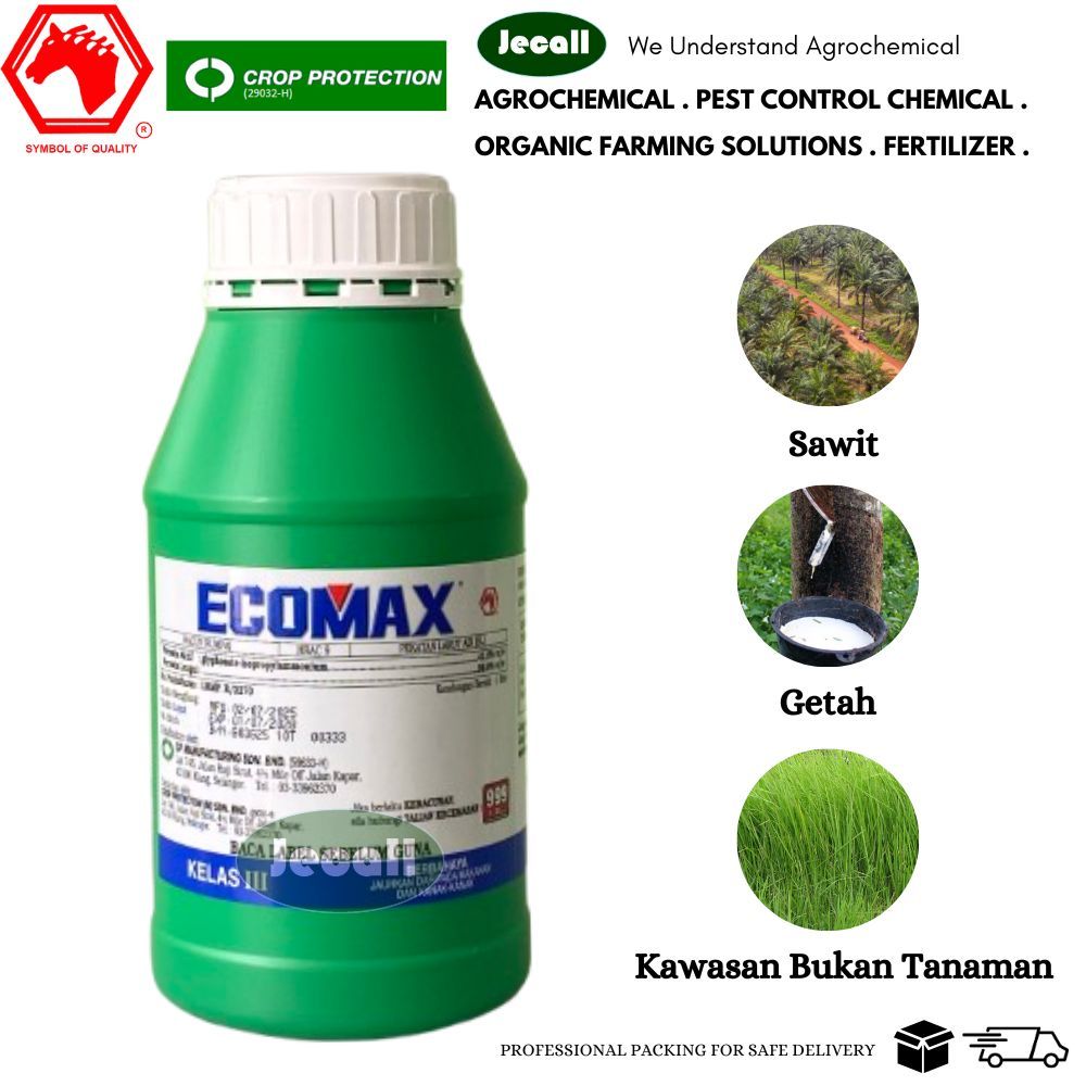 CP Ecomax® 1Liter / Glyphosate 41% / Non Selective Herbicide / Racun ...