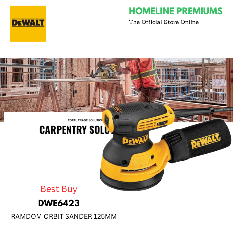 DWE6423-B1 DEWALT RAMDOM ORBIT SANDER | Shopee Malaysia